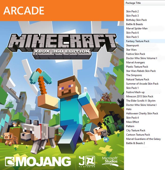 Minecraft Xbla Skin Pack