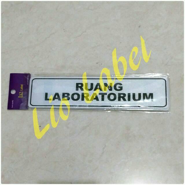 Jual Sign Label RUANG LABORATORIUM - Kota Tangerang Selatan - Lio Label ...