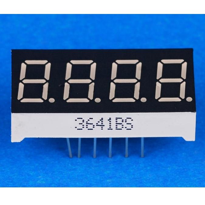 Jual 0.36" 4 Digits 7 Segment Red LED Digital Display Common Cathode ...