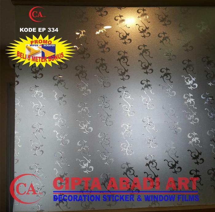 Jual STIKER KACA MOTIF BUNGA BATIK GLITER ELEGAN - Kota Bekasi - STIKER ...