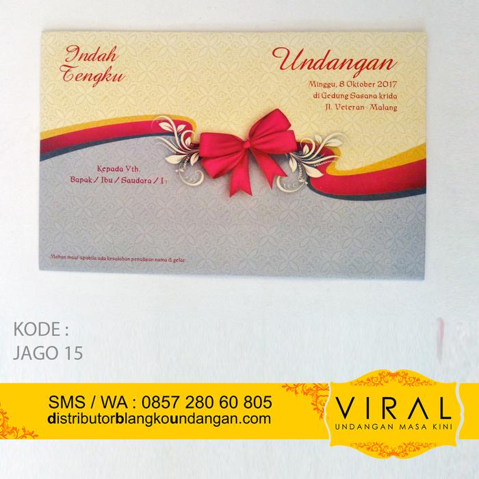 Jual Blangko Undangan Jago 15 Harga Murah - Kota Semarang - Undangan ...