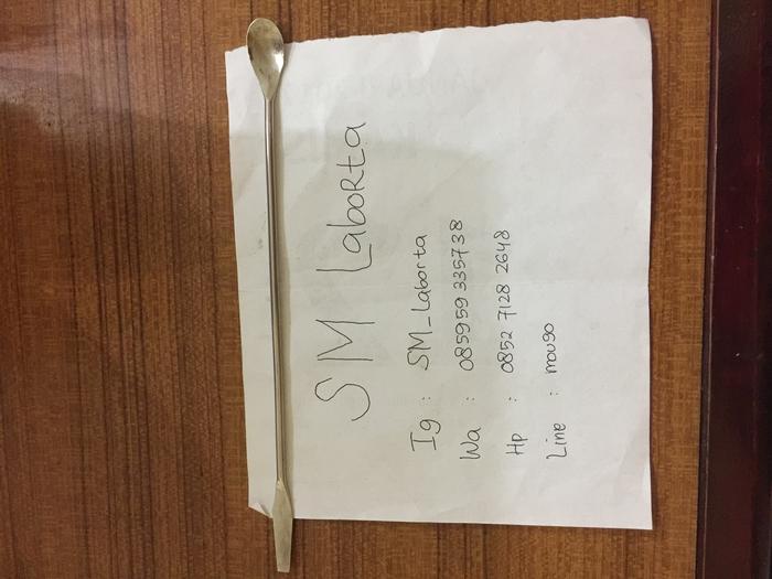 Jual spatula stainless / sendok bahan kimia / sendok obat - Jakarta ...