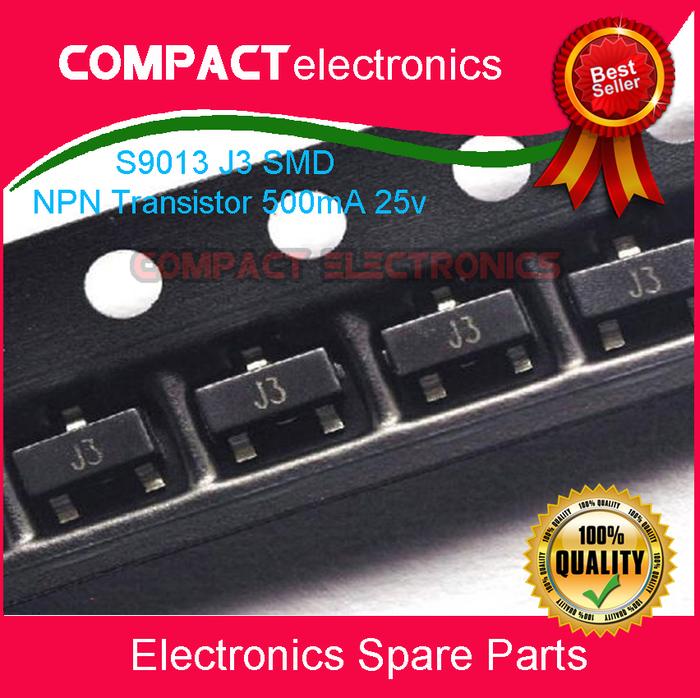 Jual S9013 J3 SMD NPN Transistor 500mA 25v SOT-23 9013 C9013 FCS9013 ...