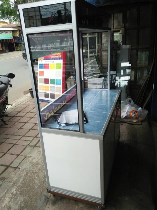 Jual etalase , gerobak alumunium, gerobak serbaguna, meja dagangan ...