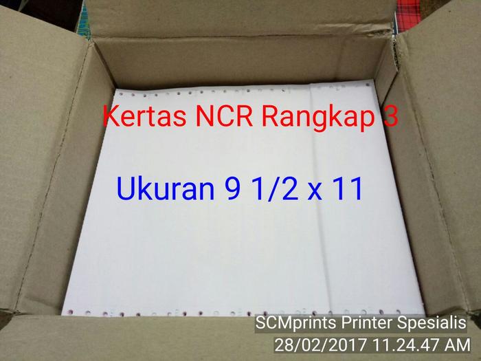 Jual Kertas NCR Rangkap 3 untuk Invoice / Countinius Form / NCR Paper 3 ...