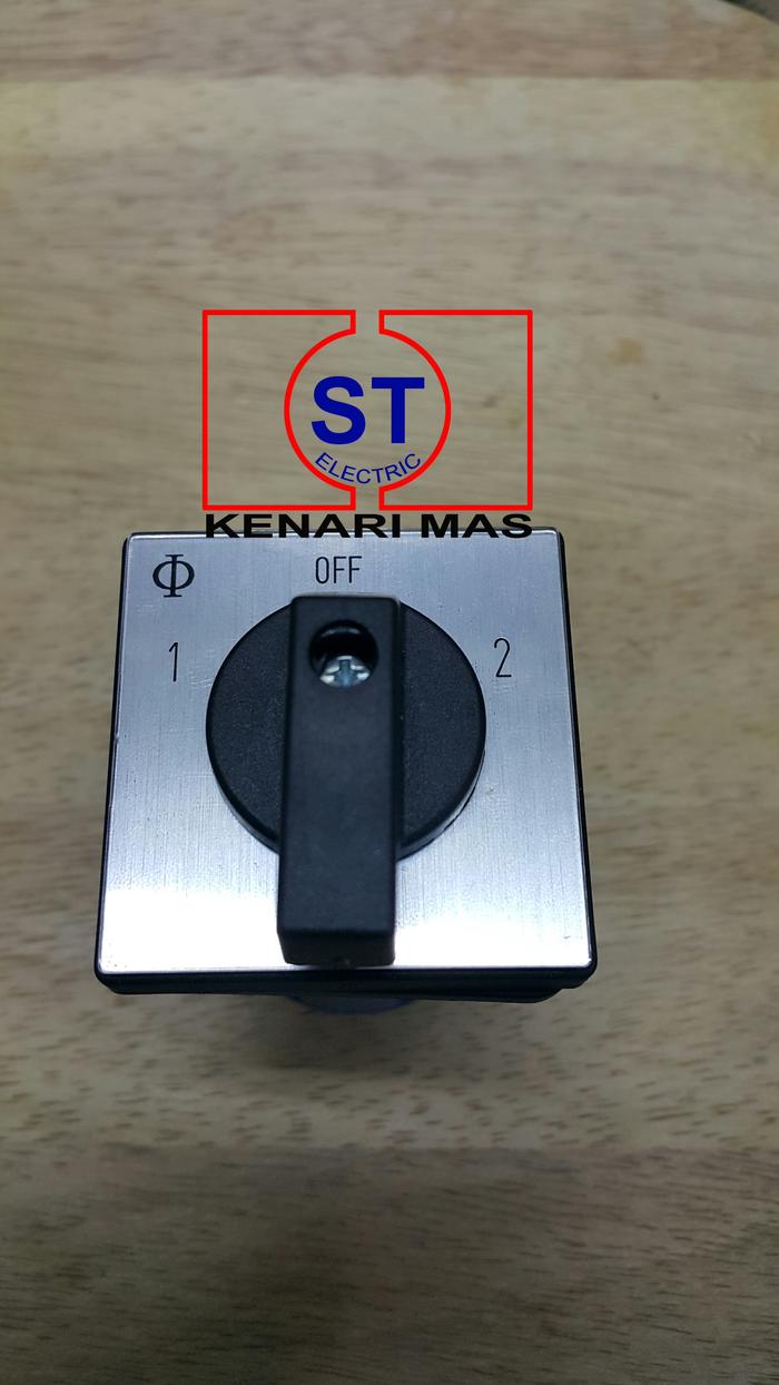 Jual Selector Switch / 102 / 3 posisi 4 Pole K&N 20 A Kraus & Naimer KN ...