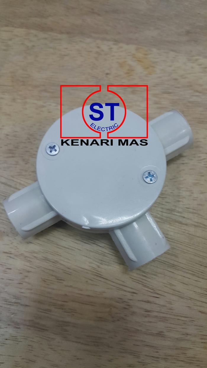 Jual T dus / Tdus / Tedus 20mm CABANG 3 POLOS Putih - Jakarta Pusat ...