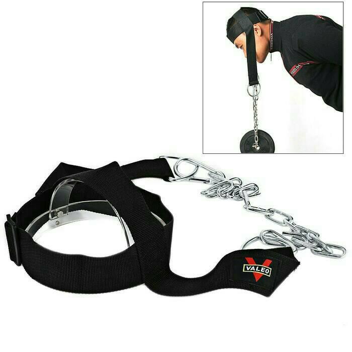 Jual Head Harness Belt Neck Traps Weight Lifting Chain Strap Fitness ...