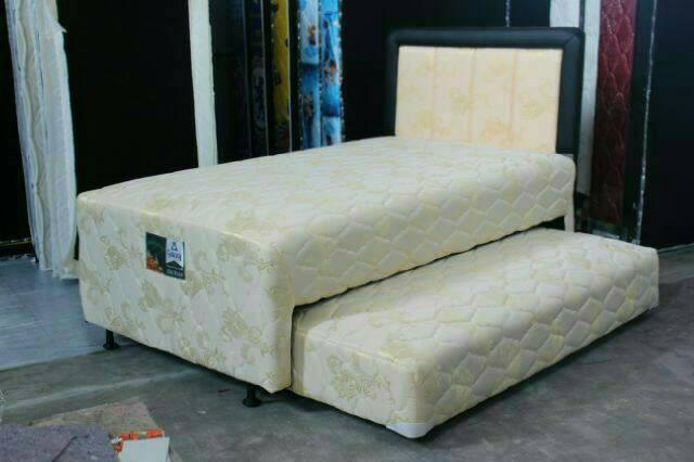 Jual Galaxy Spring bed Biru 2 in 1 uk 120x200 + RSG susun 5: - Kota ...