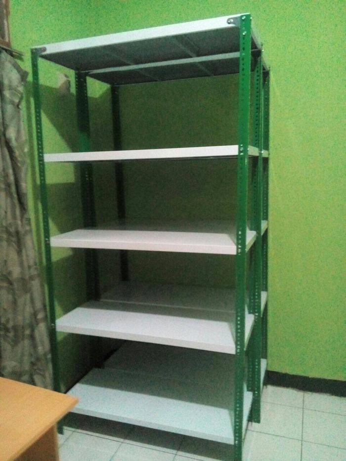 Jual Rak Besi Gudang BISA CUSTOM WARNA TIANG uk 200 x 100 x 40 - Kab ...