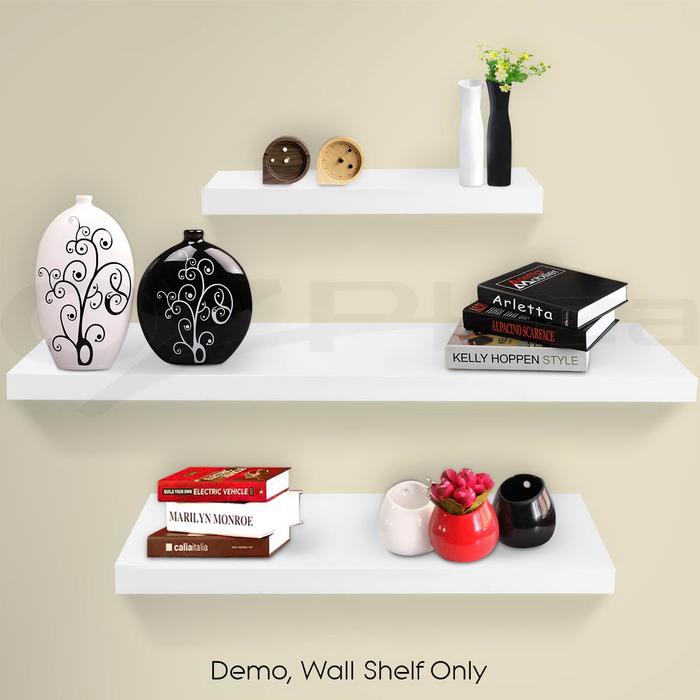 Jual rak floating shelf desain minimalis decosheet lebih lebar - Kab ...
