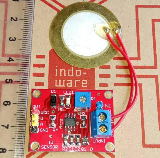 Jual piezoelektrik piezo elektrik sensor getar indo-ware piezo modul ...