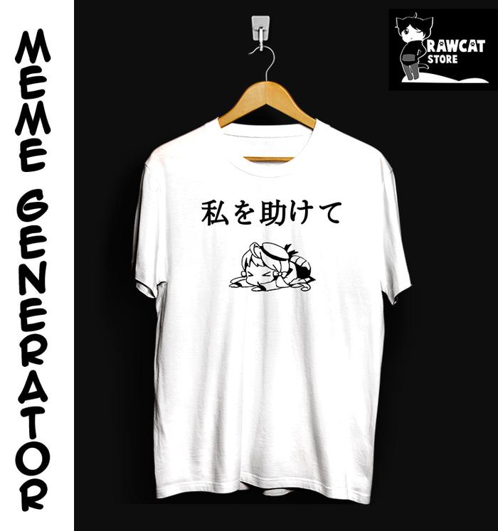 Jual kaos tasukete kancolle meme white color - Kota Banjarmasin ...