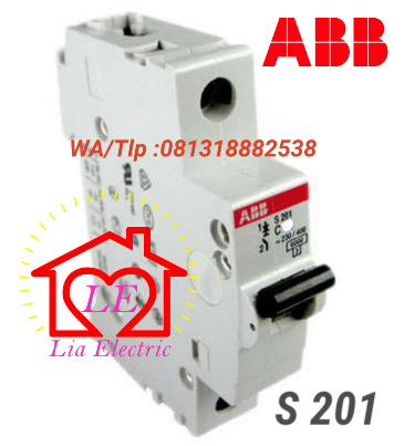 Jual MCB 1x2 A ABB S 201 6kA SNI S201 C2 1P 2A - Jakarta Pusat - Lia ...