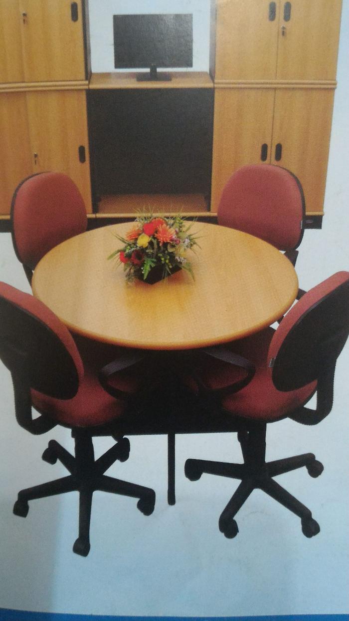 Jual Meja meeting bundar meja rapat bulat UNO meja kantor 100 1731 ...