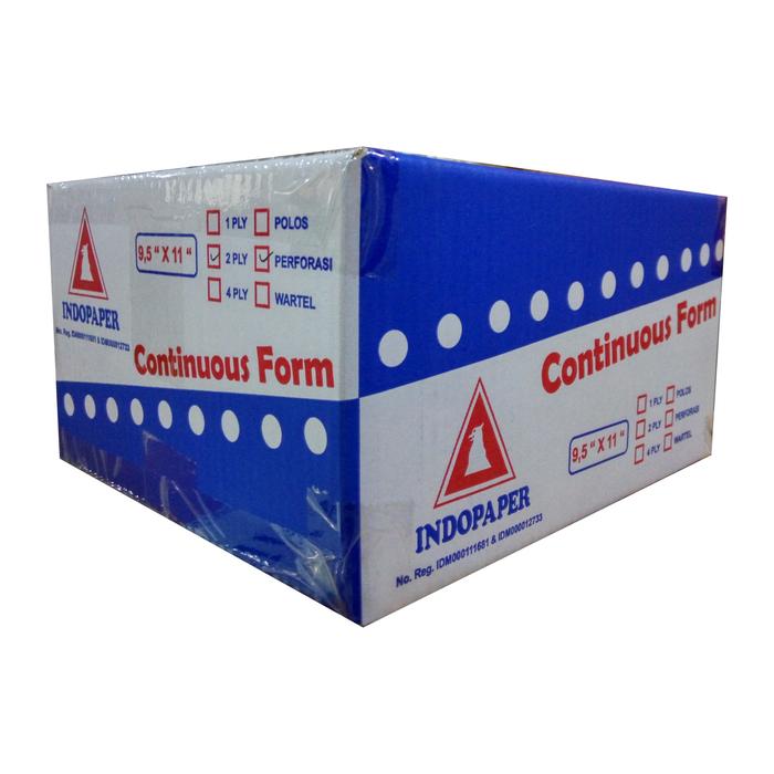 Jual INDOPAPER - CONTINOUS FORM PAPER 2 PLY PERFORASI HORIZONTAL BAGI ...