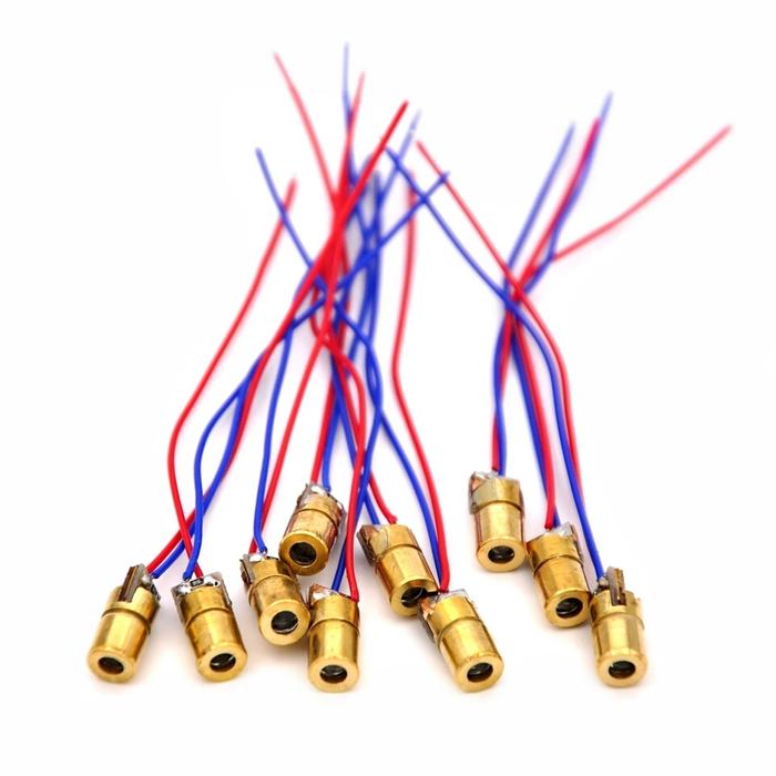 Jual Laser 5V 650nm 5mW Laser Red Dot Module / 5V laser head laser ...