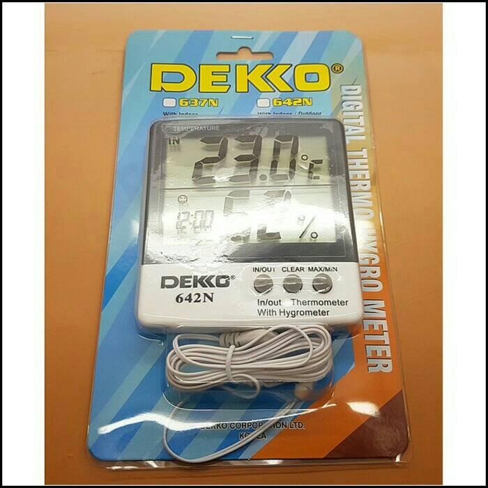 Jual Dekko 642N Termo Hygrometer 642 n thermometer Asli ori - Jakarta ...