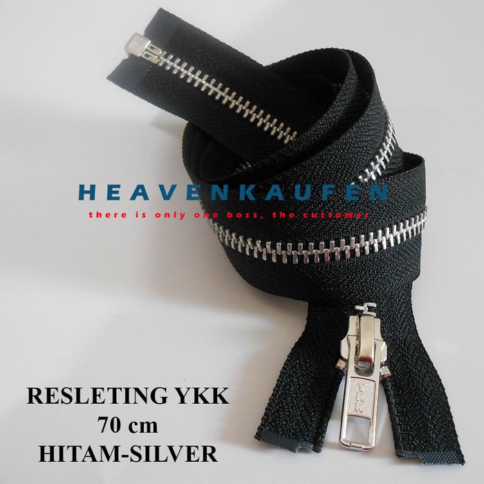Jual Resleting Zipper Jaket YKK Gigi Besi 70 cm Hitam-Silver - Kota Malang - Heaven Kaufen ...