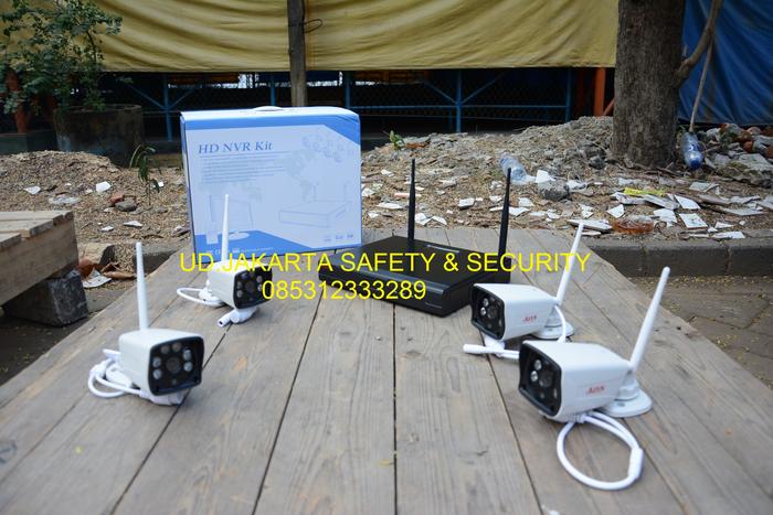 Jual KIT NVR CAMERA CCTV WIFI WIRELESS MINI SECURITY FULL HD IP 4 ...