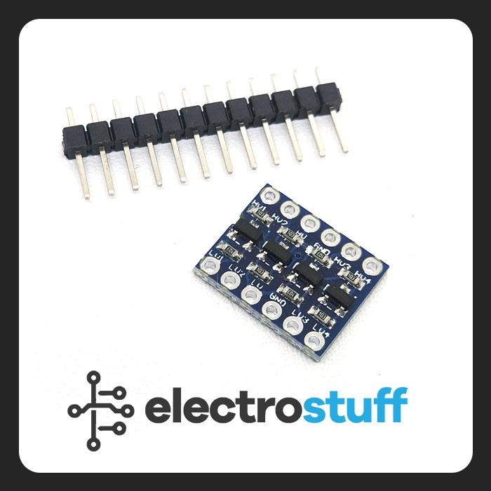 Jual 4 Channel Logic Level Converter 3.3V 5V Bi-Directional - Kab ...