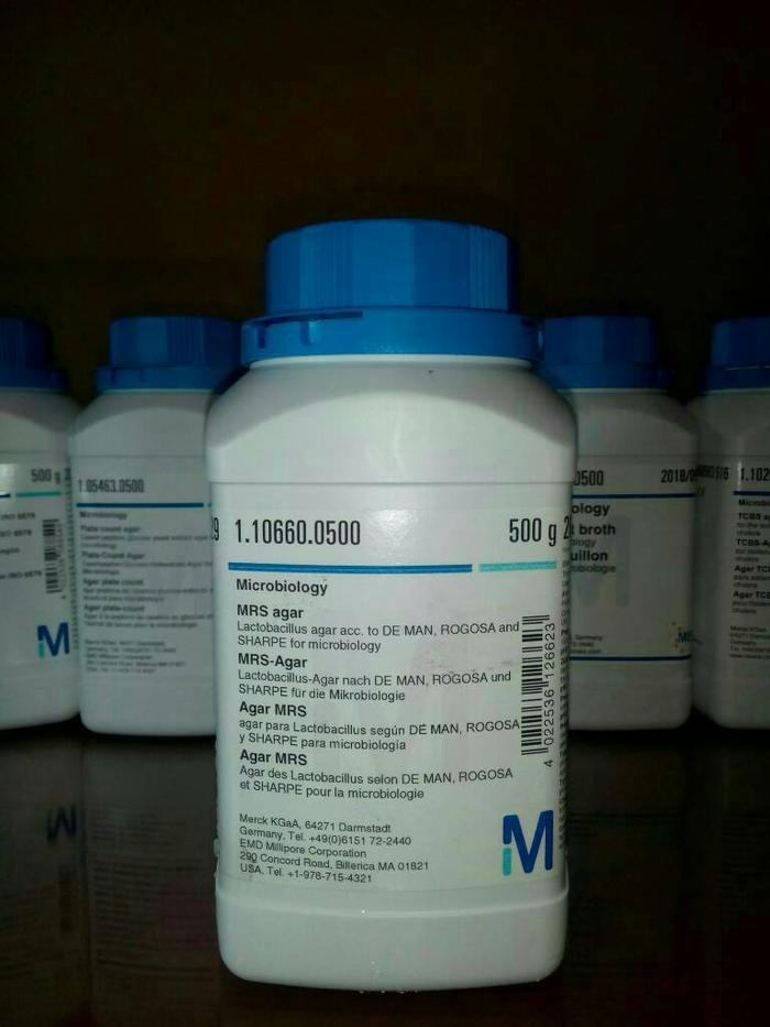 Jual Media mikrobiologi MRS Agar 500 gr Merck 1.10660.0500 - Kota Depok ...