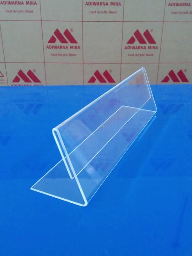 Jual Acrylic Display/Papan Nama Meja/Name Plate Acrylic uk 6x30 cm ...