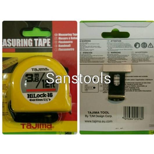 Jual meteran TAJIMA HiLock 3m 3 m meter measure tape 3,6m 3,6 JPN - Jakarta Barat - Sanstools ...