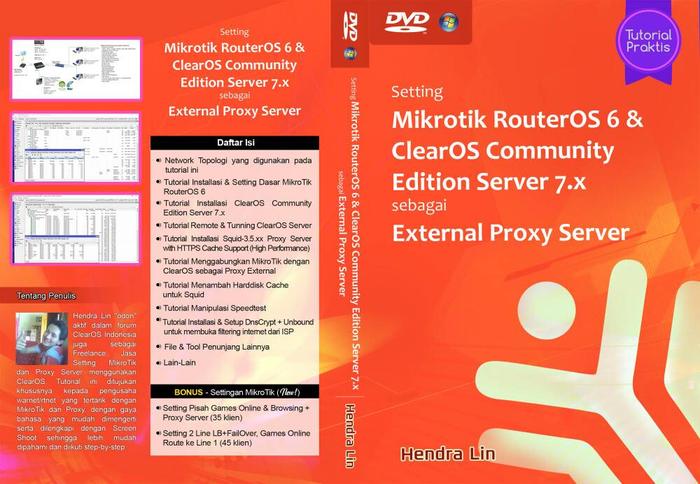 Jual Tutorial Praktis Setting Mikrotik RouterOS 6 & ClearOS 7 - Kota ...