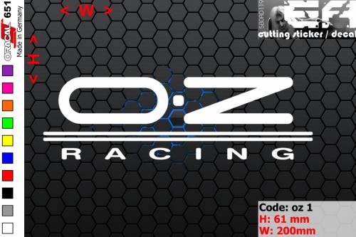Jual ea cutting sticker / decal Code: oz 1 ( sponsor logo ) - Jakarta ...