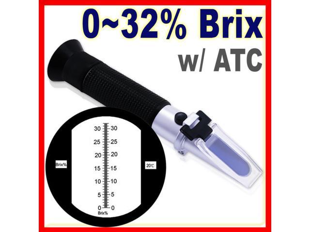 Jual Refractometer Brix 0-32% - Ukur kadar gula - Refraktometer Manis ...