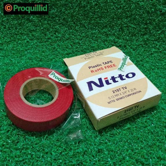 Jual Nitto Red Electrical Tape-Isolasi Kabel Listrik Merah 2107 TV ...