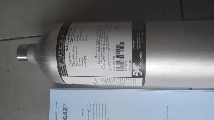 Jual BW 4-Gas 58L Calibration Mix CG-Q58-4, spangas 58 liter by ...