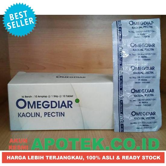 Jual Omegdiar Box / Dus / Dos - Kaolin Pektin - Obat Pencernaan, Diare ...