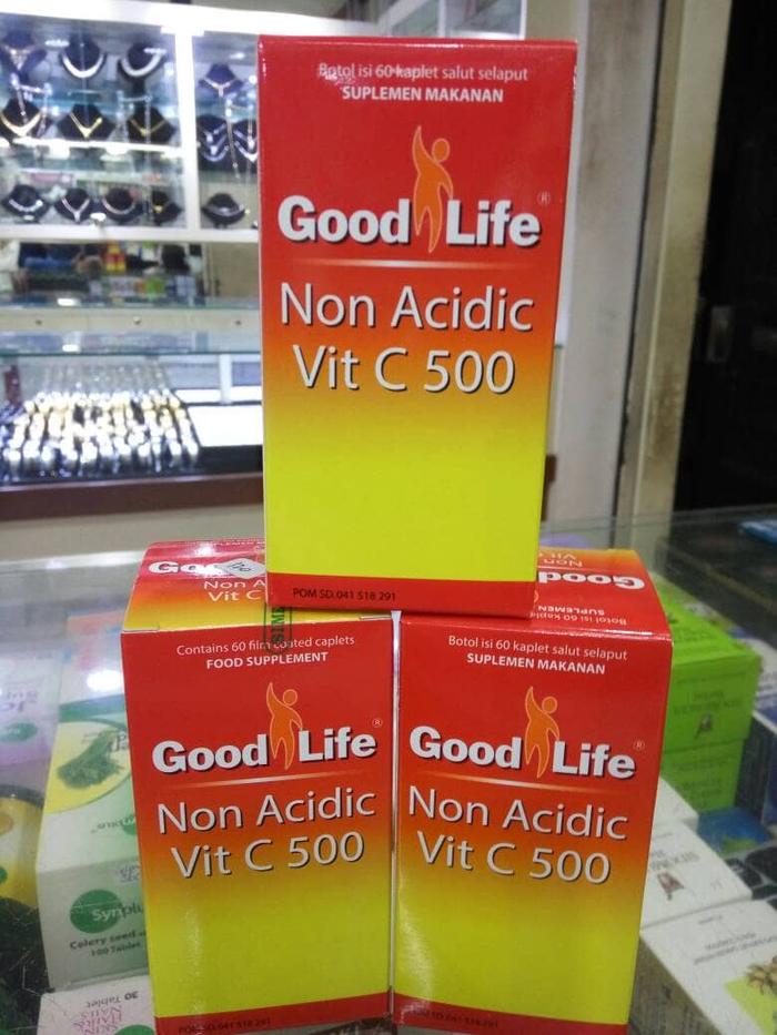 Jual good life vit c 500 non acidic isi 60kaplet - Jakarta Pusat ...