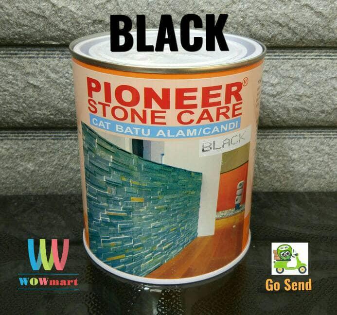 Jual Cat Batu Alam Candi 1 Kg VERNIS / VARNISH / COATING HITAM BLACK ...