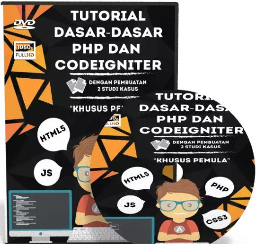 Jual DVD Tutorial Dasar Dasar Pemograman PHP Dan Framework Codeigniter ...