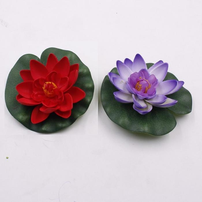 Jual eva mat floating lotus flower bunga teratai apung 10 cm - Putih ...