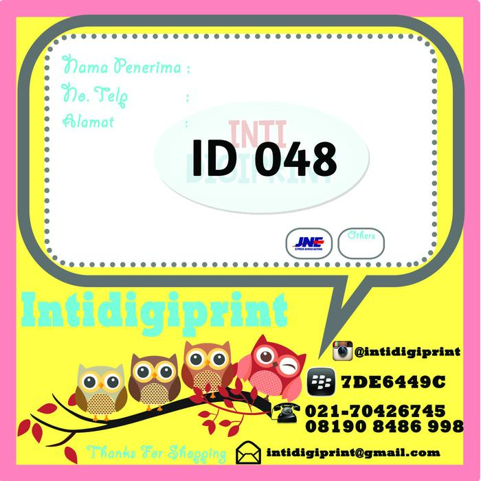 Jual Stiker Pengiriman 10x6 cm / Shipping Label - Custom Nama Toko ...