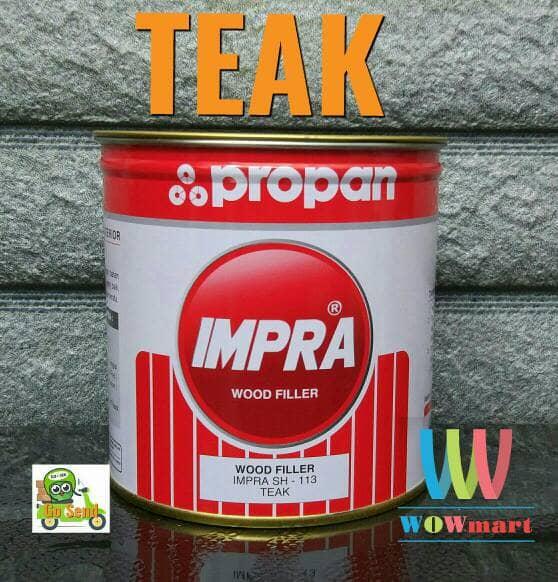 Jual IMPRA WOOD FILLER TEAK 1 KG WF115 / SH113 DEMPUL KAYU PROPAN ...