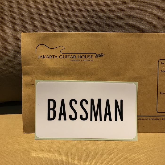 Jual Body/L - BASSMAN Jockomo Stickers Decals - Jakarta Utara ...