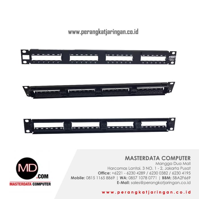 Jual Patch Panel AMP 24 Port Unloaded 1479738-1 - Jakarta Barat ...