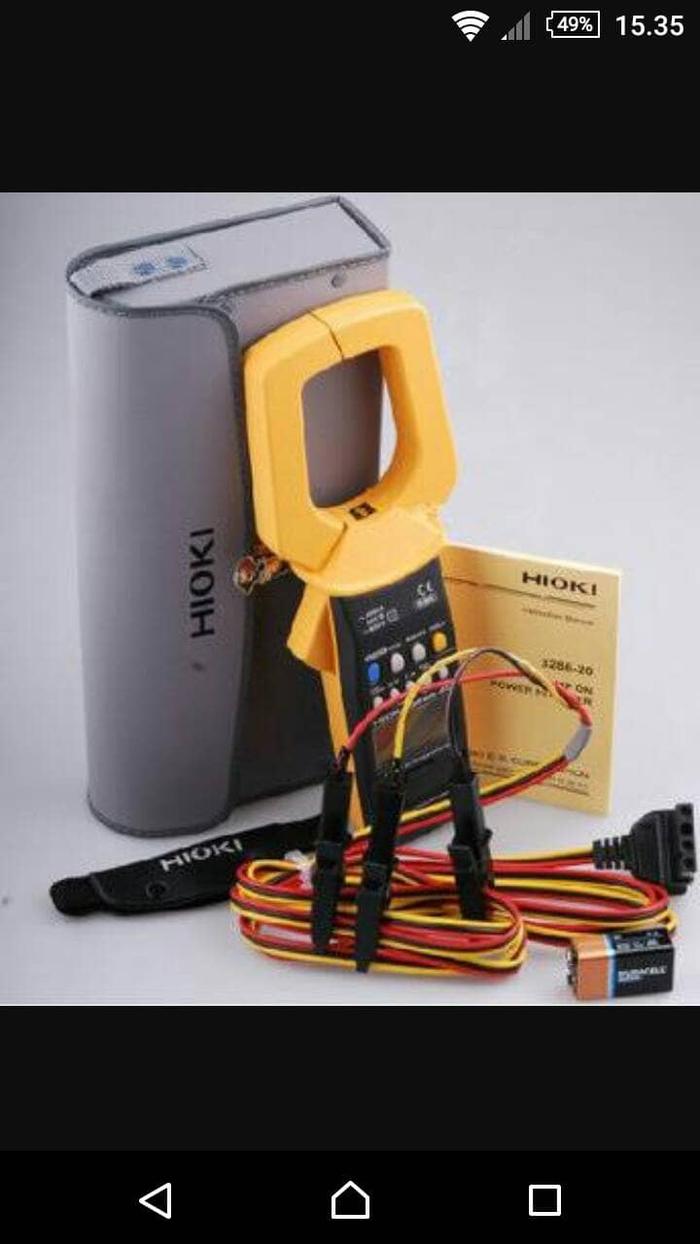 Jual Hioki 3286-20 Clamp On Power HiTester - Kota Tangerang ...