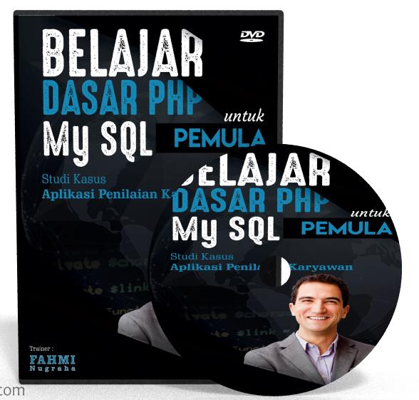 Jual DVD Tutorial Pemograman Belajar Dasar PHP & MySql Untuk Pemula ...