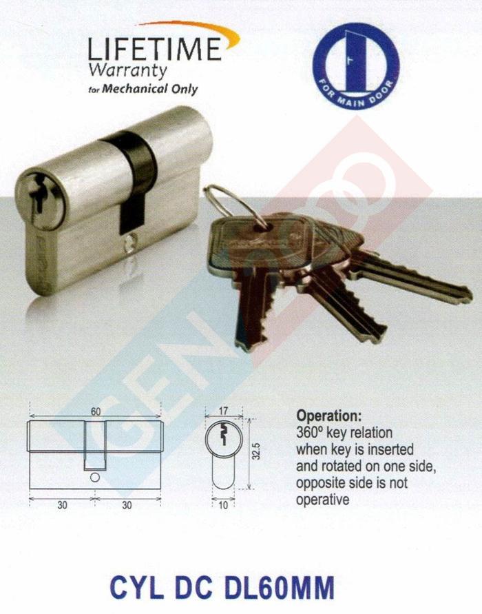 Jual Kunci Double Cylinder Dekkson DC DL 60 MM SN Kunci Pintu Kayu Dekson - Jakarta Barat ...