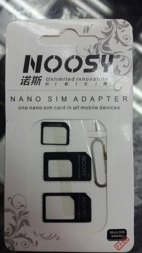 Jual Nossy Sim Card Adapter Nano Original 100% - Free Nano Sim Card ...