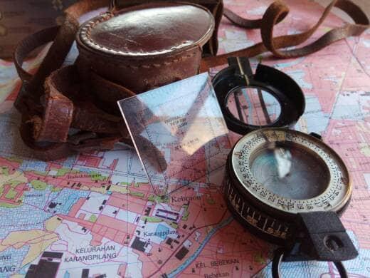 Jual Protaktor Protractor Protektor Geografis Peta RBI bakosurtanal ...