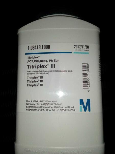 Jual MERCK 108418 Titriplex III/ Disodium EDTA cap. 1 kg, GR for ...