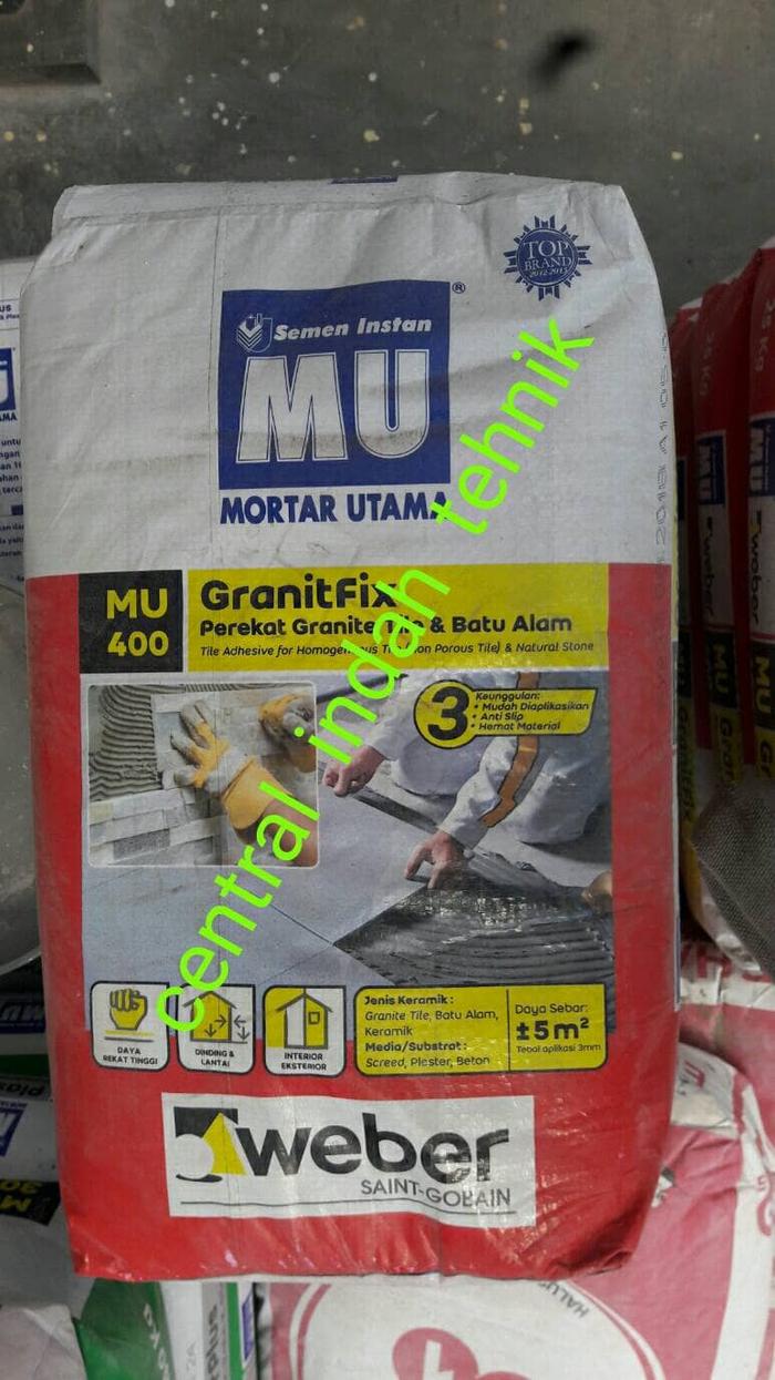 Jual MU 400 @25KG SEMEN PEREKAT GRANIT TILE DAN BATU ALAM - Jakarta ...