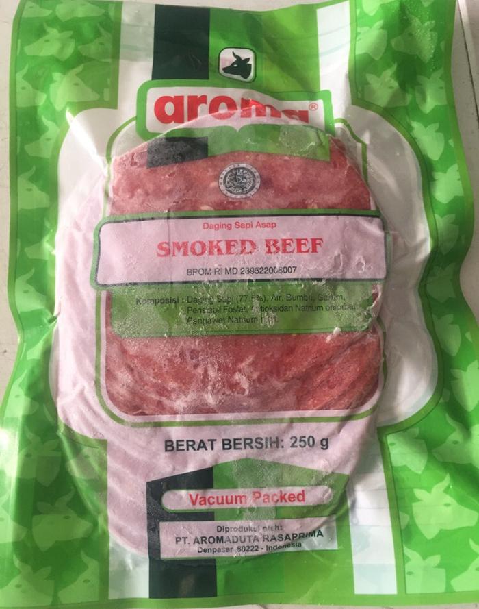 Jual AROMA smoked beef 250gr sliced - Jakarta Barat - Resto Supplies ...